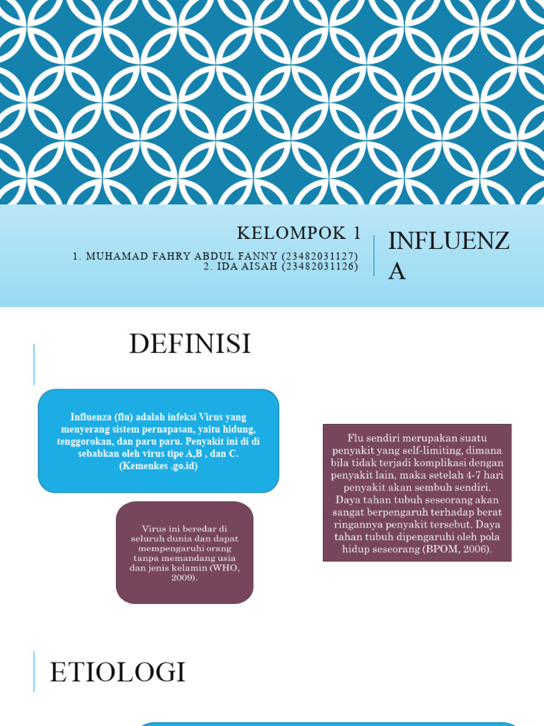 Influenza PPT Kel 2 | PDF