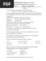 Class X Maths Practice Papers | PDF | Quadratic Equation | Equations
