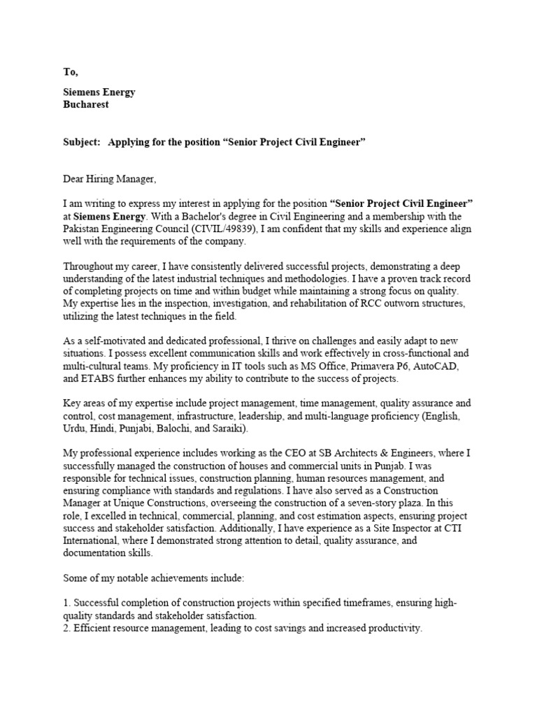 Cover Letter (Format).pdf | PDF | Disciplines | Leadership