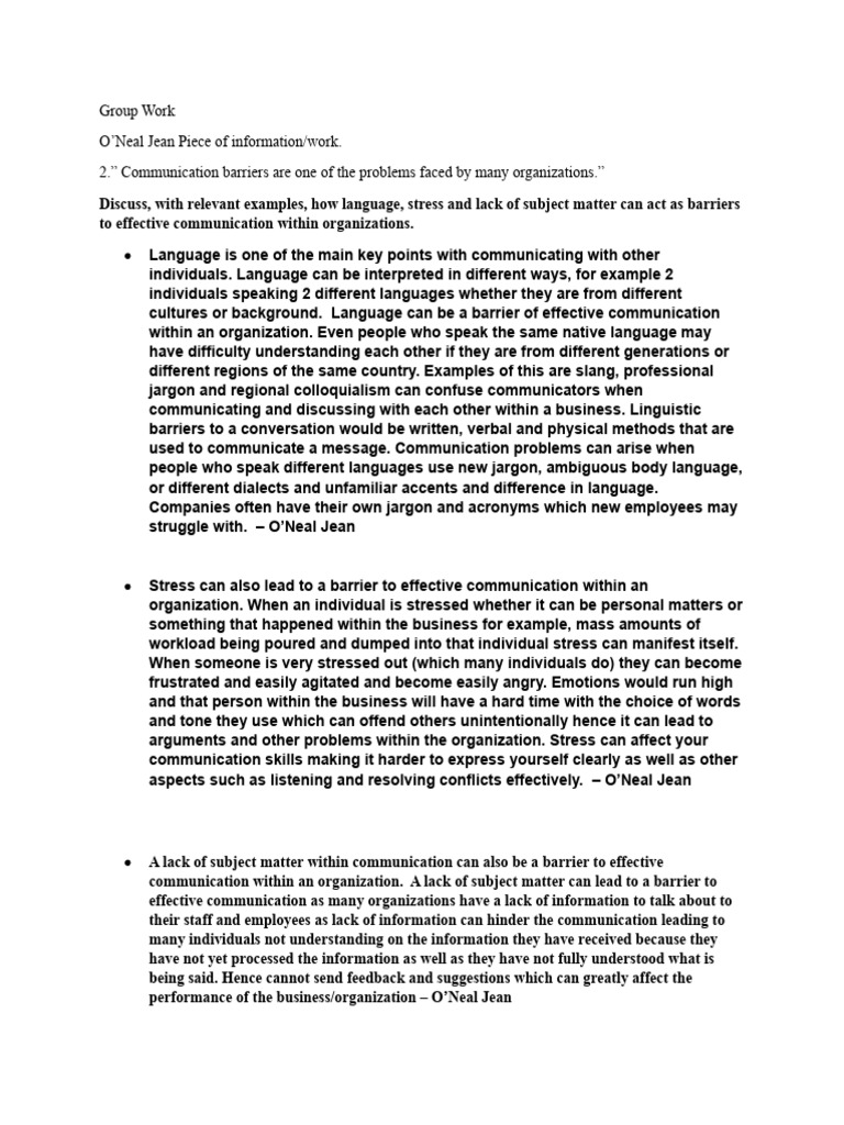 TCICC | PDF | Communication | Jargon