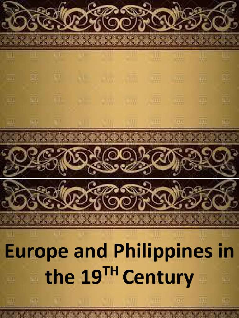 19th Century European Influence on Philippines | PDF | Philippines ...