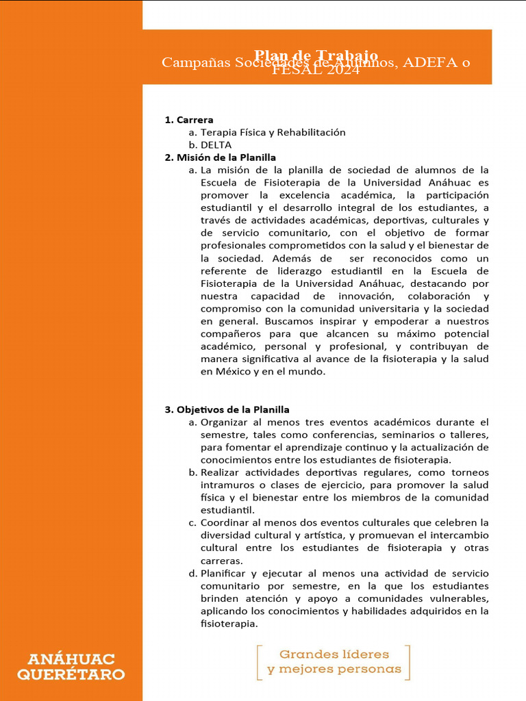 Plan de Trabajo 2024 Firmado | PDF | Terapia física