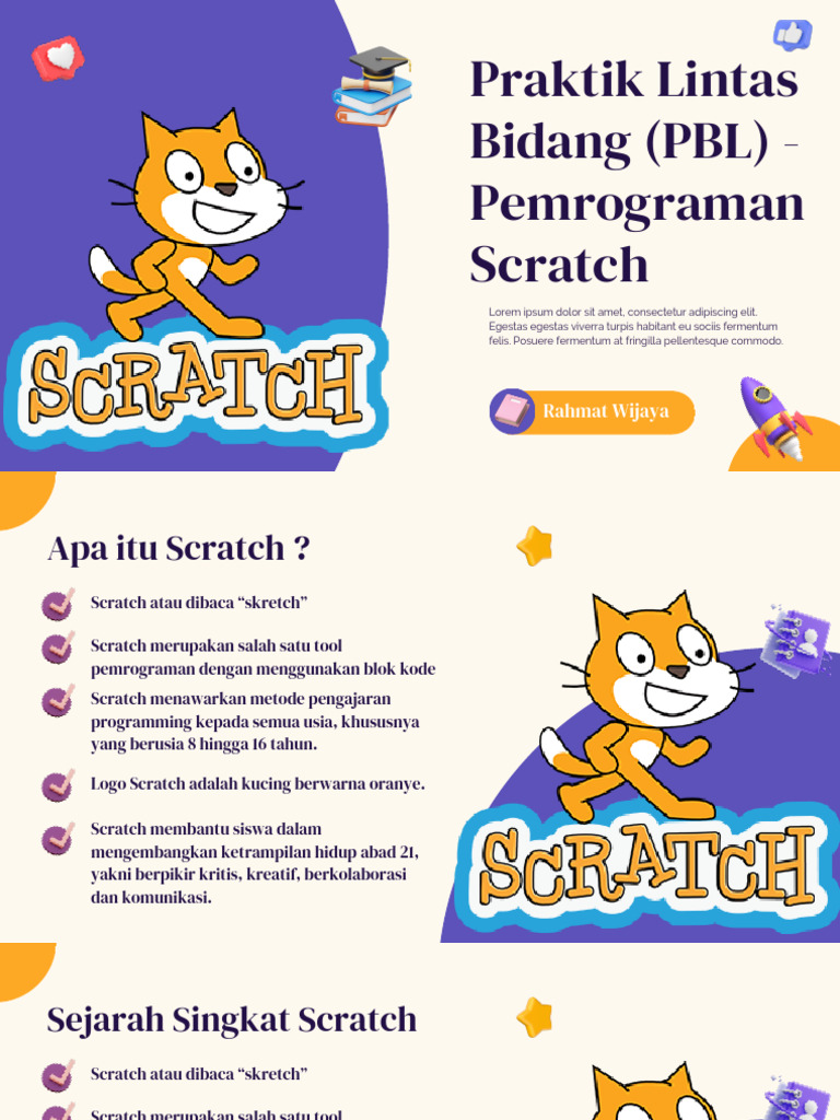 Materi Pemrograman Scratch | PDF | Game & Aktivitas | Komputer