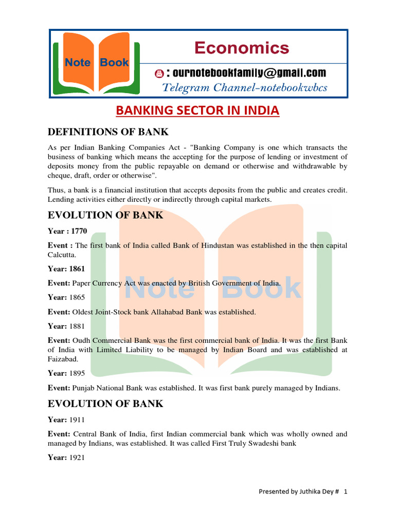 Overview of India's Banking Sector | PDF | Banks | Reserve Bank Of India