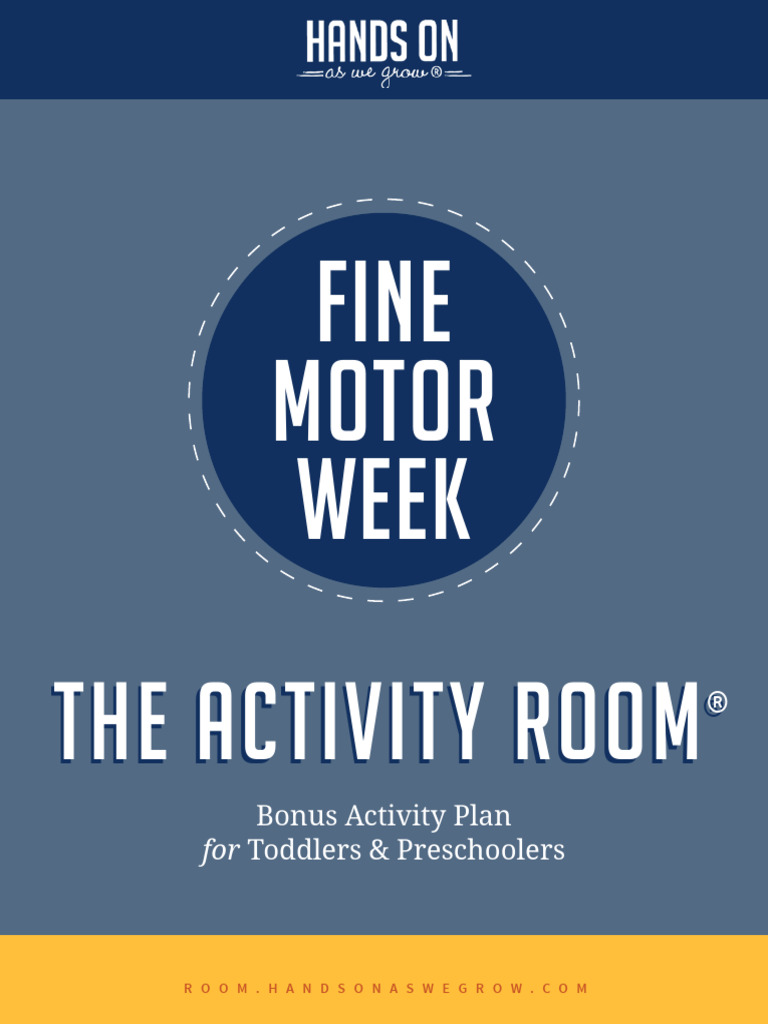 Bonus Week Fine Motor Week | PDF