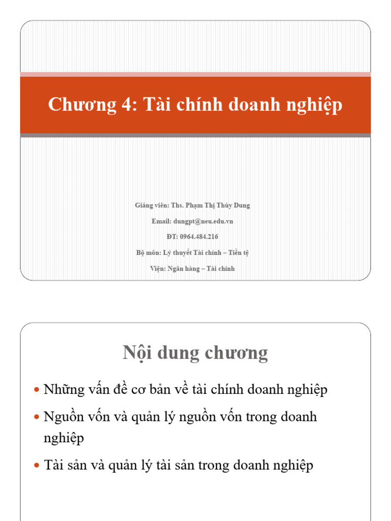Chương 4 TCDN | PDF