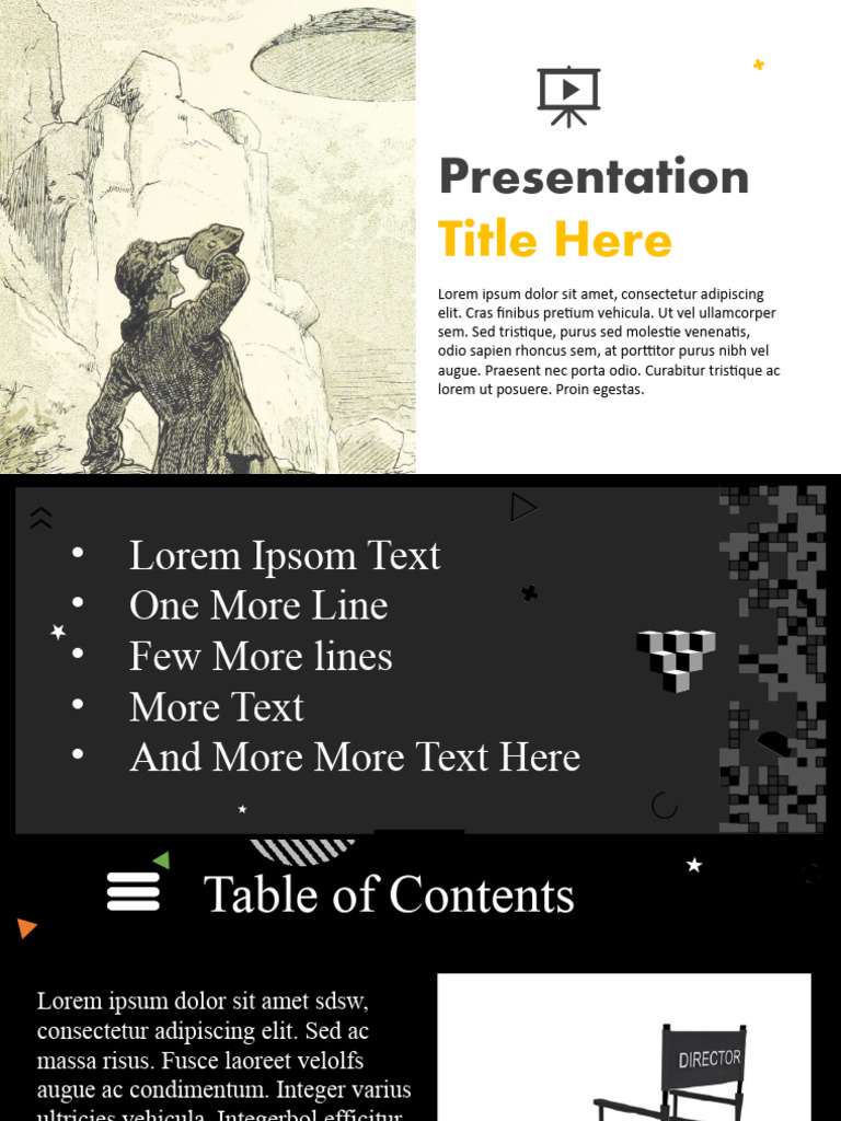 114 Time Travel Presentation Template by MyFreePPT | PDF