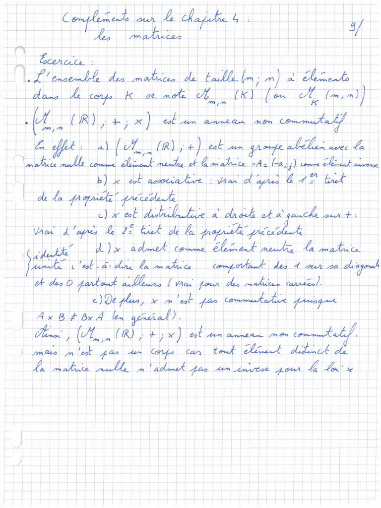 Complément - Chapitre 4 | PDF