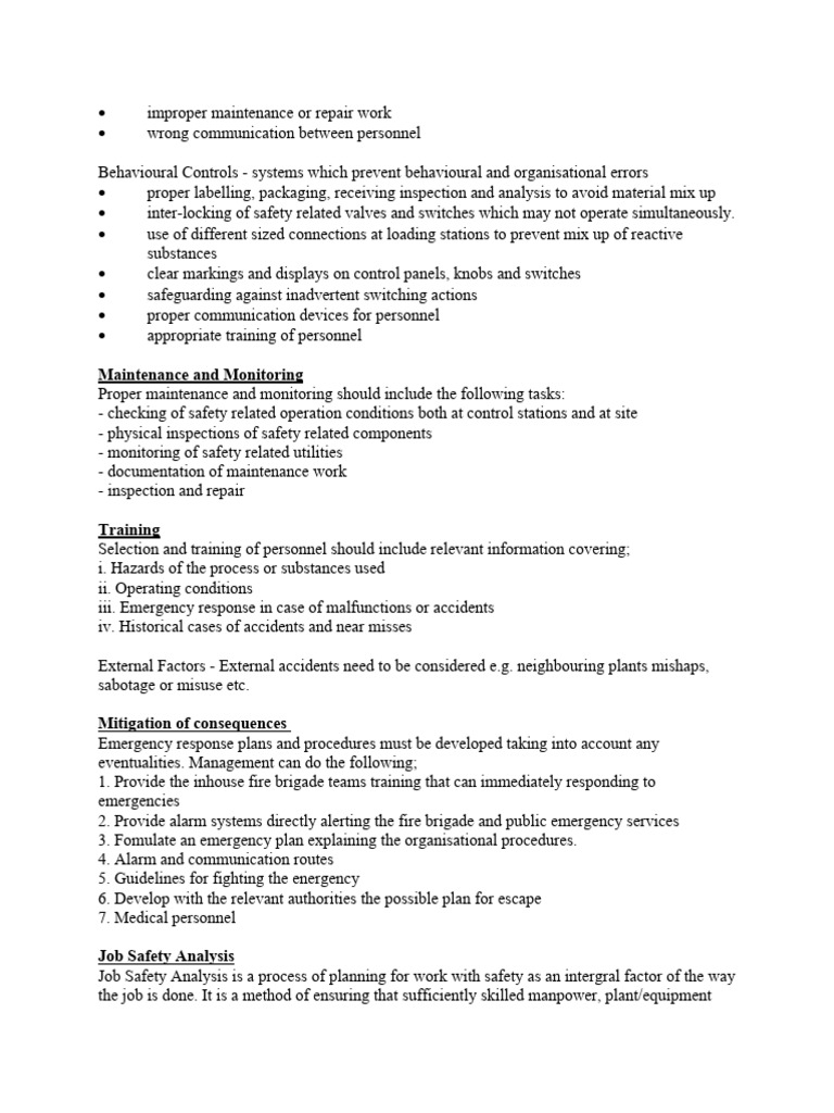 OCCUPATIONAL HEALTH AND SAFETY NOTES part 2 | PDF | Risk | Personal ...