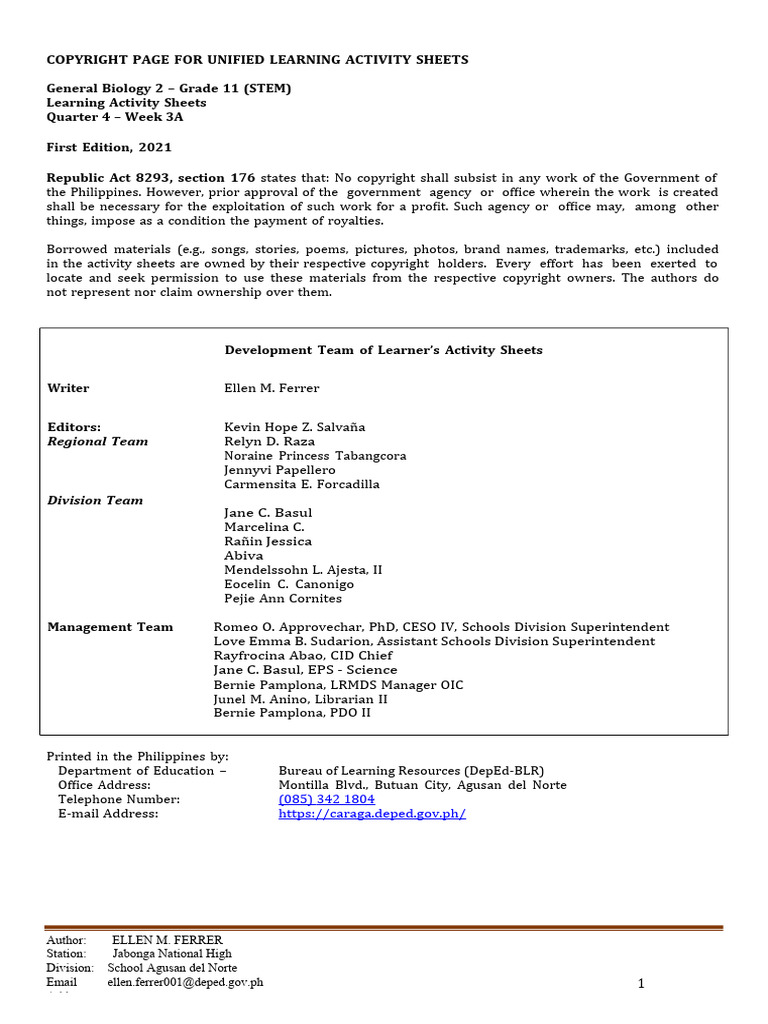 GB2 - Q4 - Week 3a | PDF | Artery | Blood