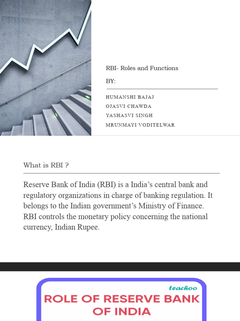 RBI: Roles and Functions Explained | PDF | Reserve Bank Of India | Banks