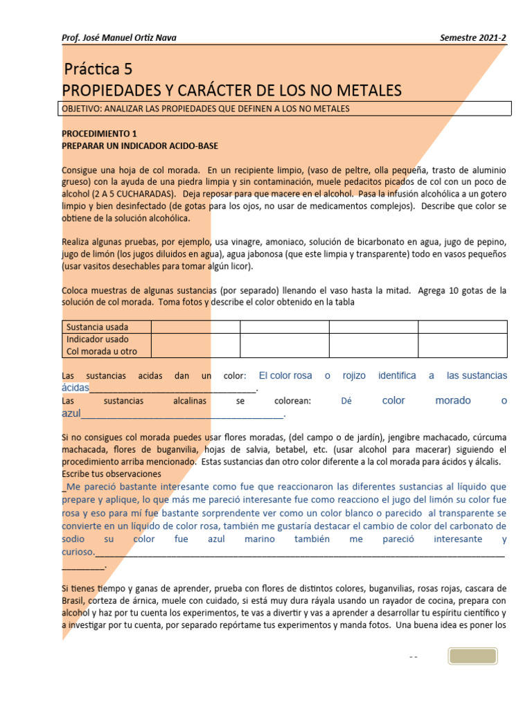 Pract 5 CNTNGNC | Descargar gratis PDF | Óxido | Ácido