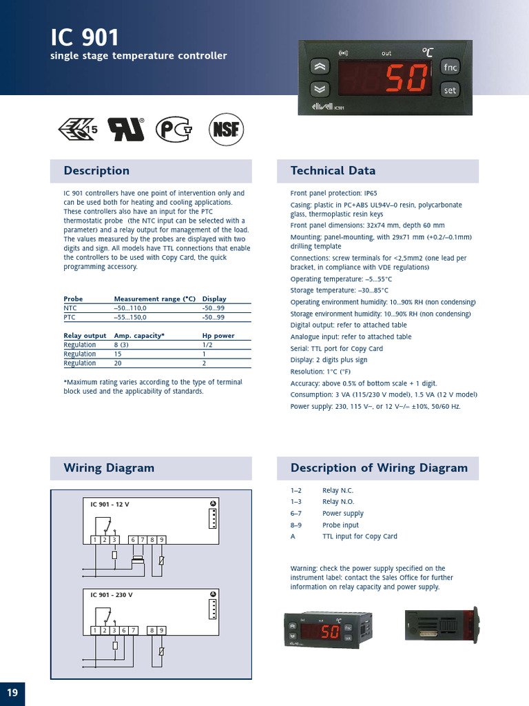 Eliwell Brochures | PDF | Electrical Engineering