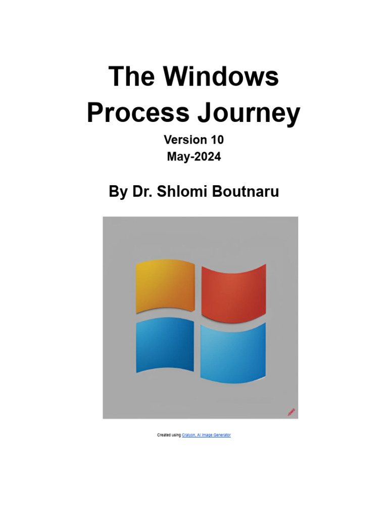 The Windows Process Journey | PDF | Windows Registry | Microsoft Windows