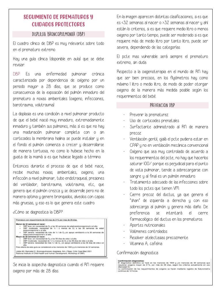 Peditria 10.06 (CLASE 20) | PDF | Parto prematuro | Especialidades Medicas