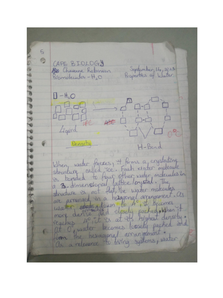 Properties of water | PDF