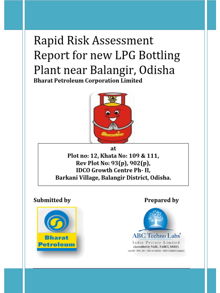 Rapid Risk Assessment | PDF | Risk | Liquefied Petroleum Gas