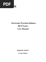 Operation Manual: Analytical Balance | PDF | Weighing Scale | Weight