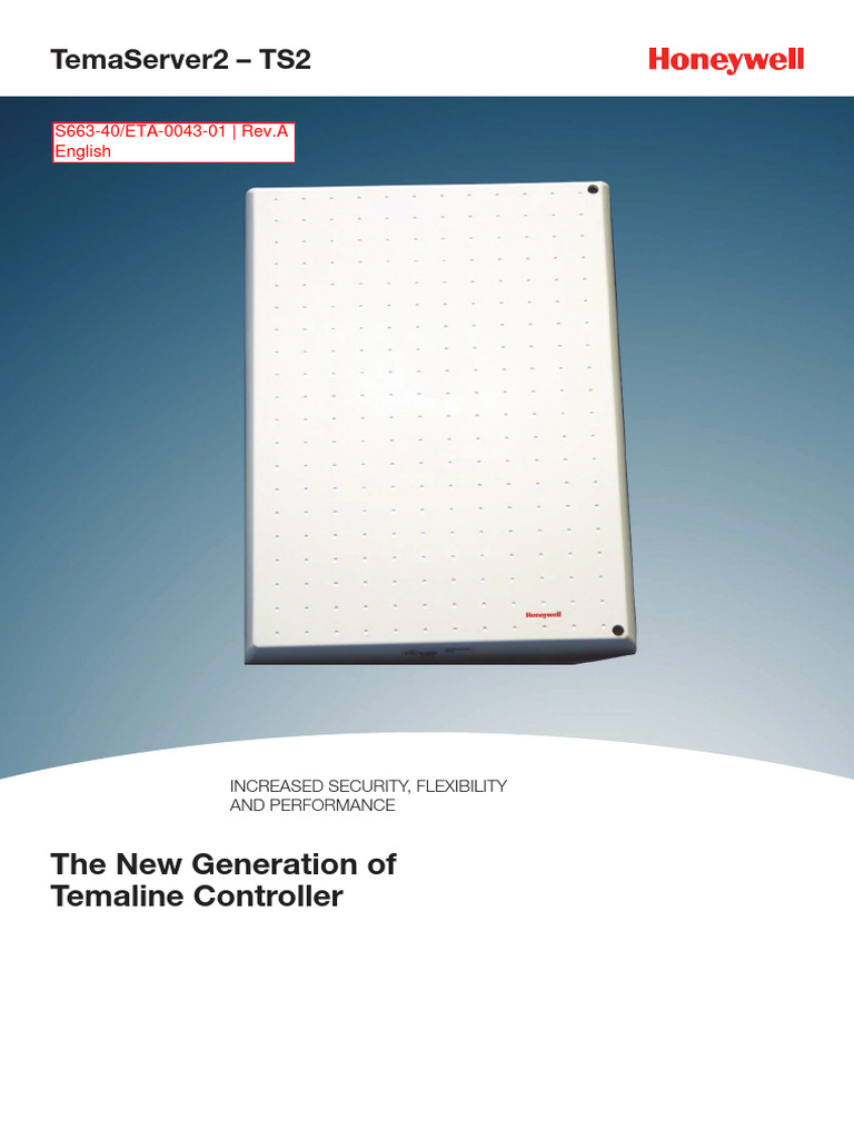 ETA-0043-01 - Server Unit - Honeywell | Download Free PDF | Computer ...
