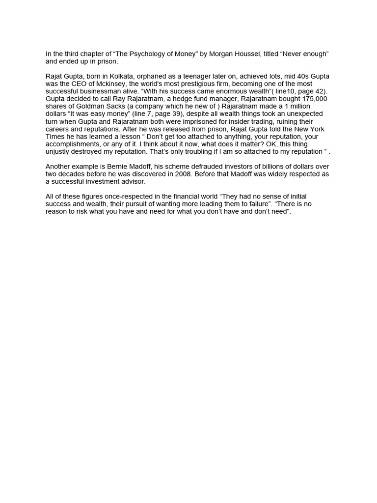 The Psychology of Money | PDF