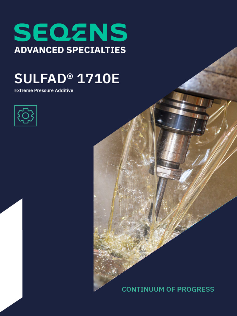 TDS-SULFAD®-1710E 硫化极压剂 | PDF | Viscosity | Applied And ...
