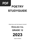 Grade 8 Poetry Notes | PDF | Poetry | Writing