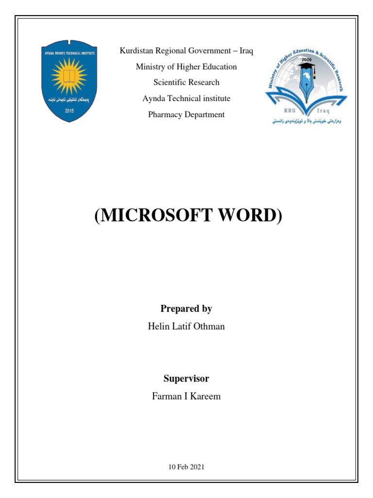 Microsoft Word | PDF | Microsoft Word | Window (Computing)