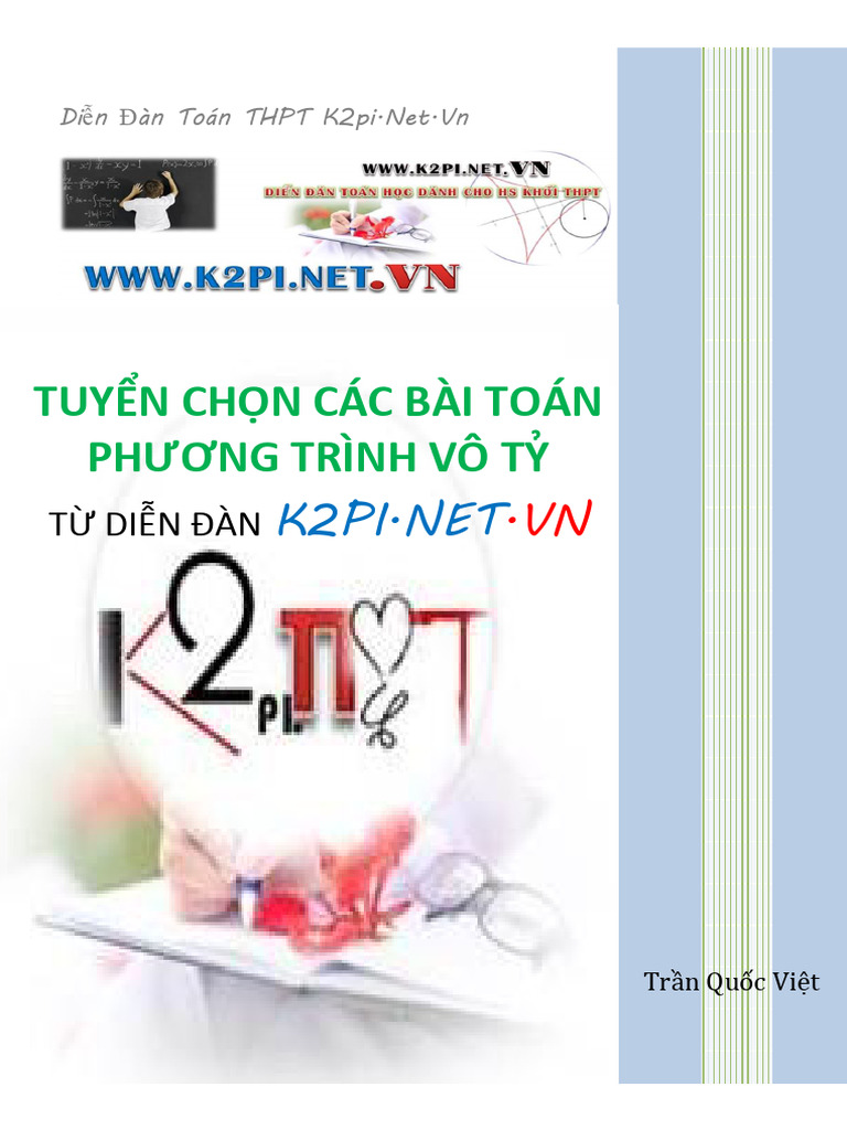 Tuyển Chọn Các Bài Toán Pt Vô Tỉ | PDF