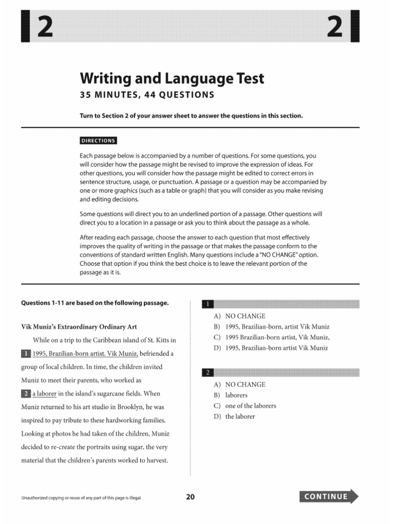Writing Test | PDF