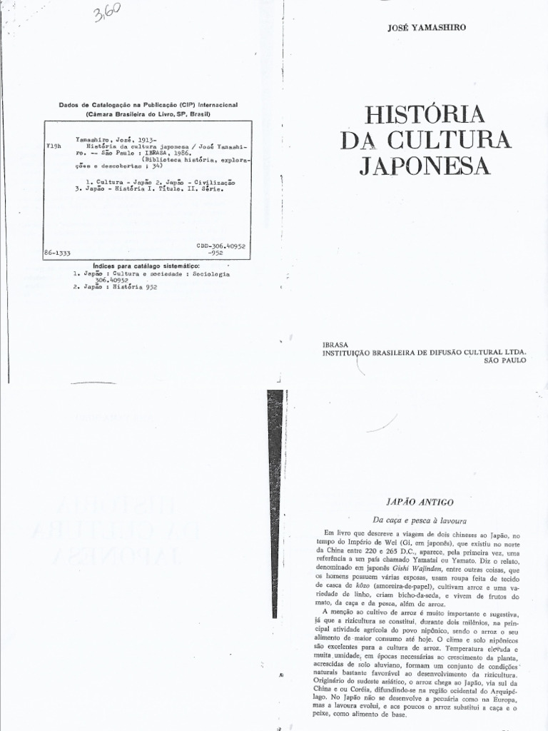 História Da Cultura Japonesa | PDF