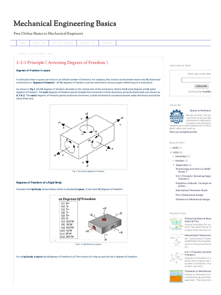 3-2-1 Principle | PDF | Rotation | Motion (Physics)