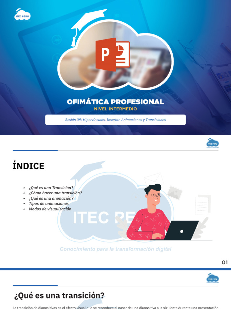Transiciones y Animaciones PPT | PDF | Microsoft PowerPoint | Software