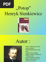Potop - Streszczenie Szczegółowe - Henryk Sienkiewicz - Bryk - PL | PDF