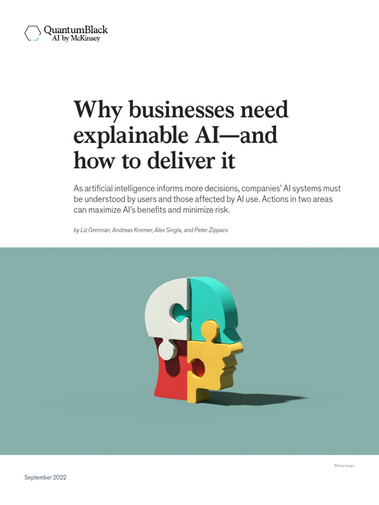 McKinsey202209 Why Businesses Need Explainable Ai and How To Deliver It ...