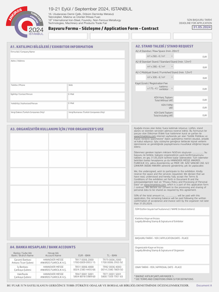 Ankiros2024 App Form ONLINE | PDF