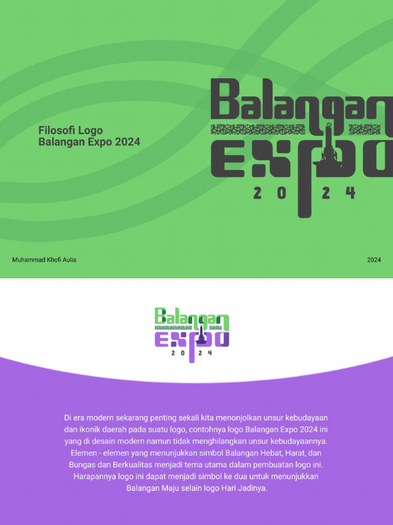 Filosofi Logo Balangan Expo 2024 | PDF