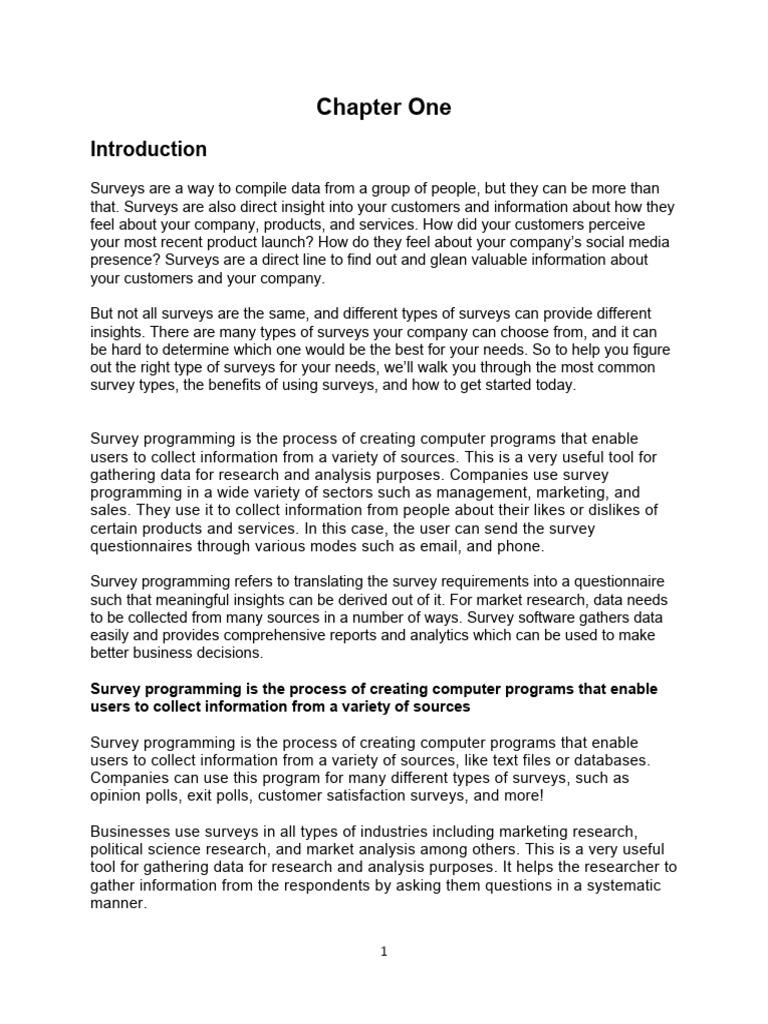 Survey Programming | PDF | Survey Methodology | Focus Group