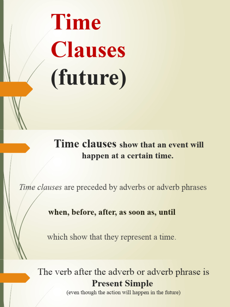 Future Time Clauses | Download Free PDF | Linguistic Typology | Linguistic Morphology