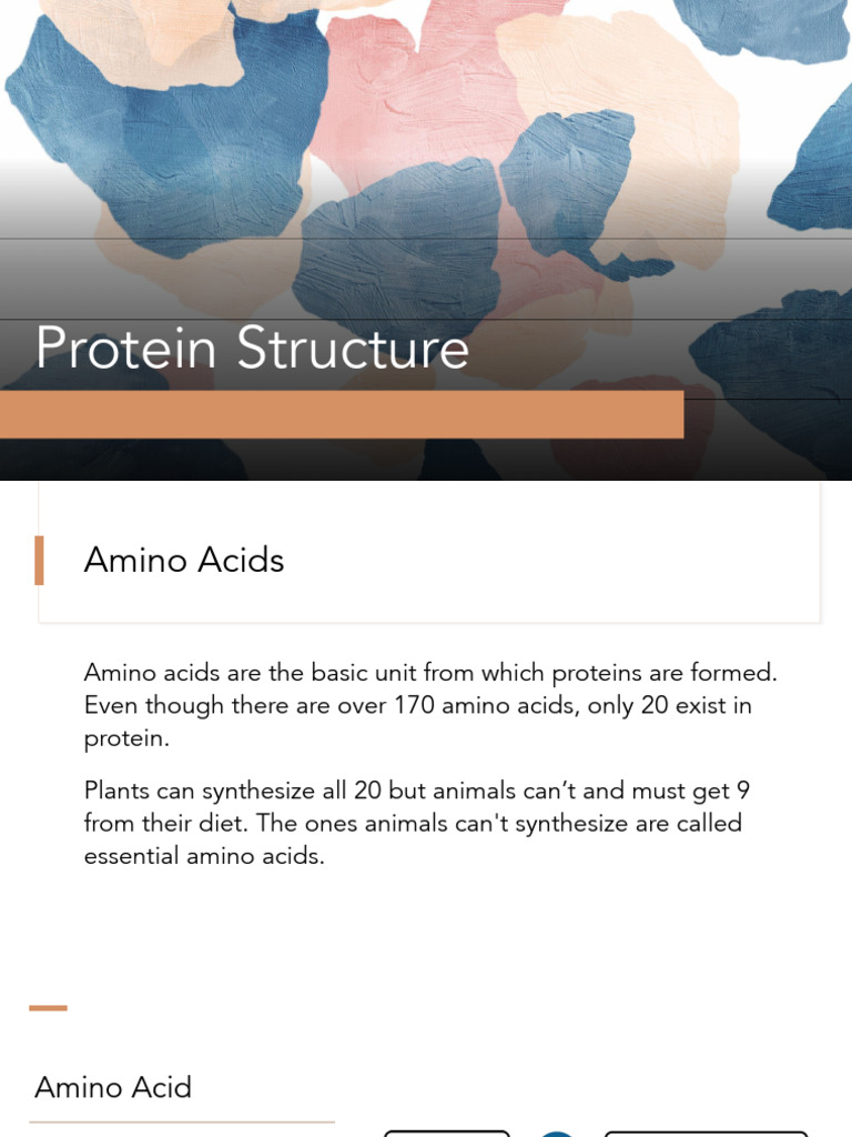 Protein Structure (Biology) | PDF | Protein Structure | Proteins