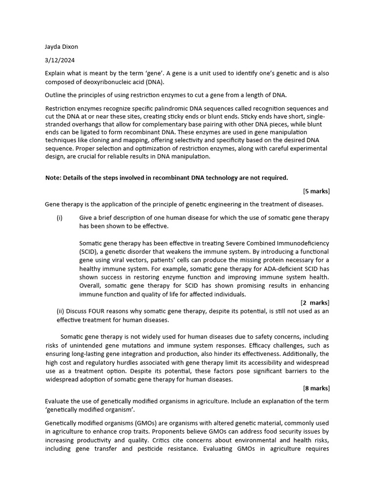 Genetic Engineering Revision | PDF | Molecular Cloning | Genetically ... Genetic Engineering Revision | PDF | Molecular Cloning | Genetically ...