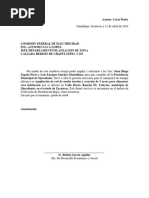 Oficio Cfe Factibilidad | PDF