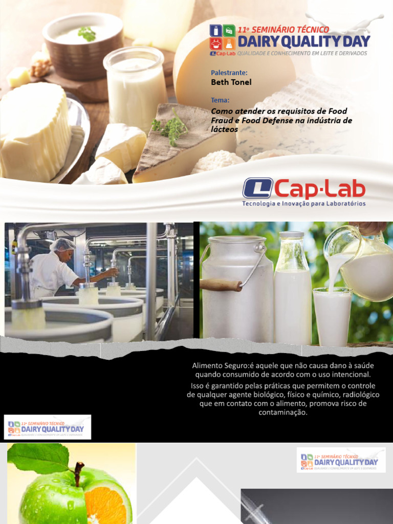5 CAPLAB Beth Food Fraud e Food Defense | PDF | Embalagem e rotulagem | Economia
