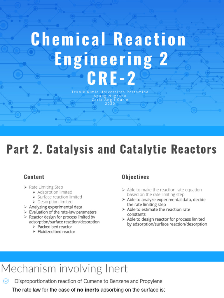 2 - 5 - Catalysis Catalytic Reactors | PDF | Adsorption | Chemical Reactor