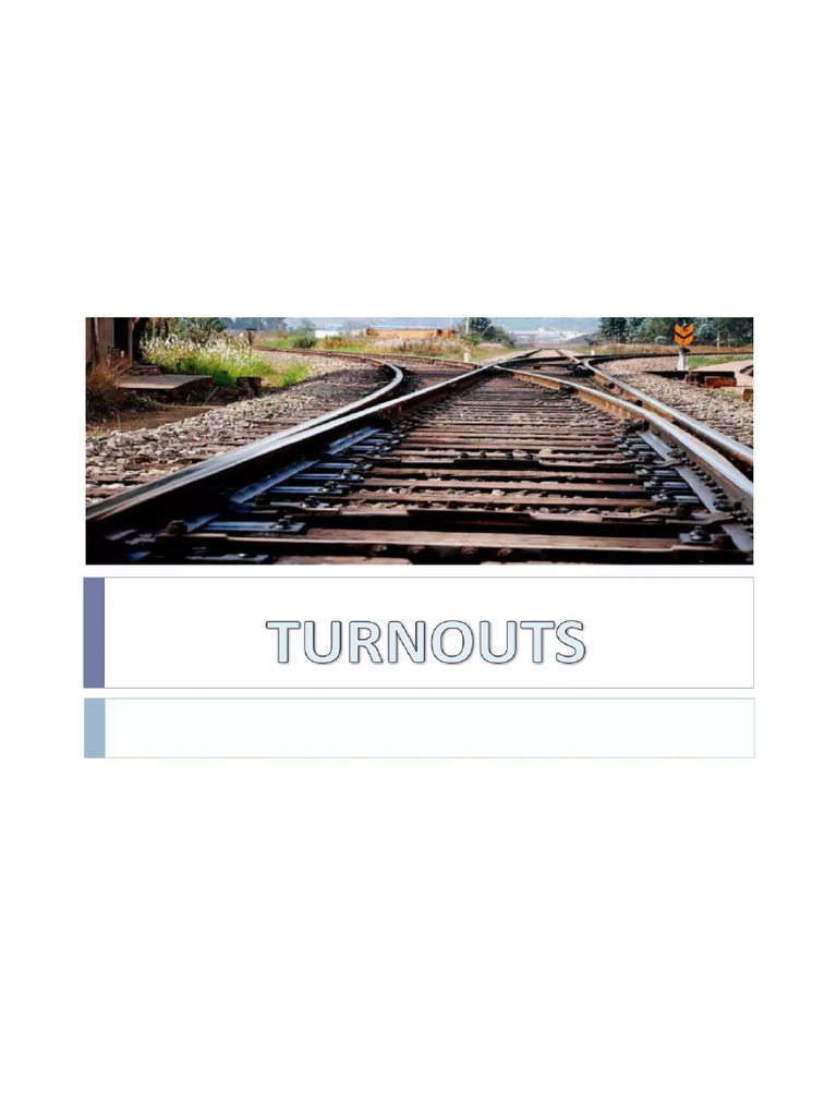 Railway Turnouts Pdf