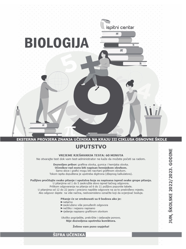 Biologija 9 B 2023 | PDF