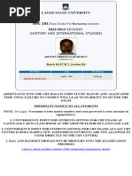 Lasu Temporary Student Id | PDF