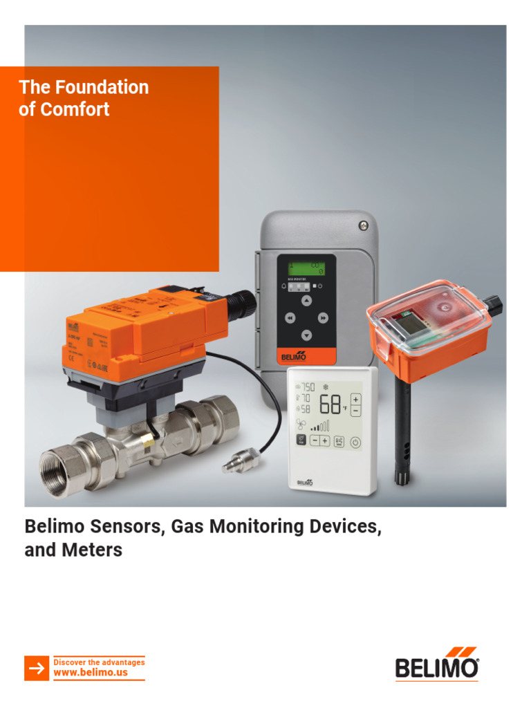 Belimo - Sensors Meters and Gas Monitors - Brochure - en Us | PDF ...