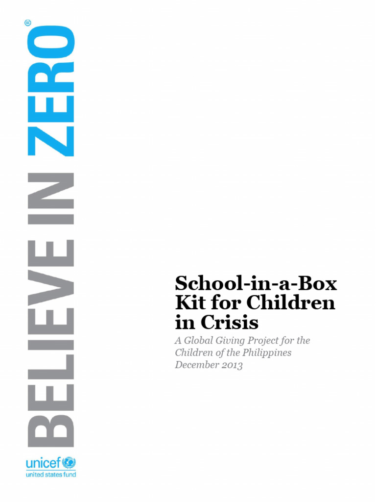 School Project Document 2024 | PDF | Teachers | Unicef