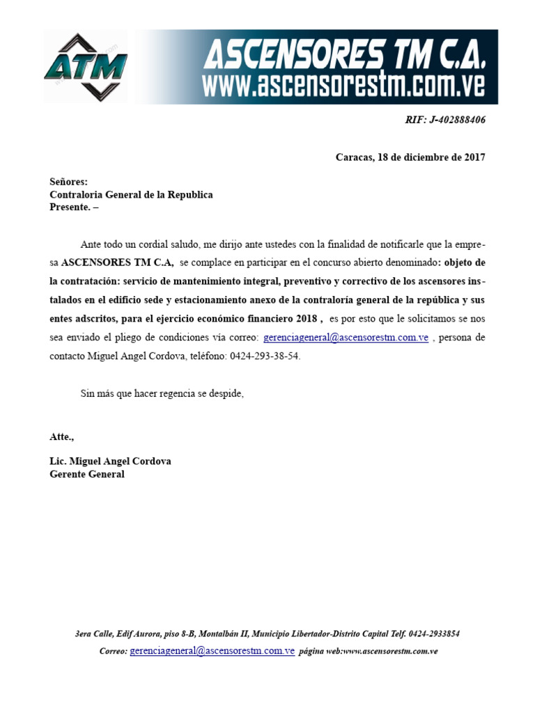 Solicitud de Pliego | PDF