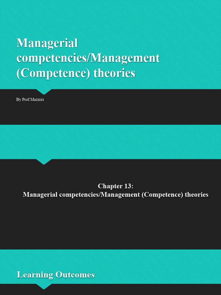 Chapter 13 - Managerial Competencies | PDF | Emotional Intelligence ...